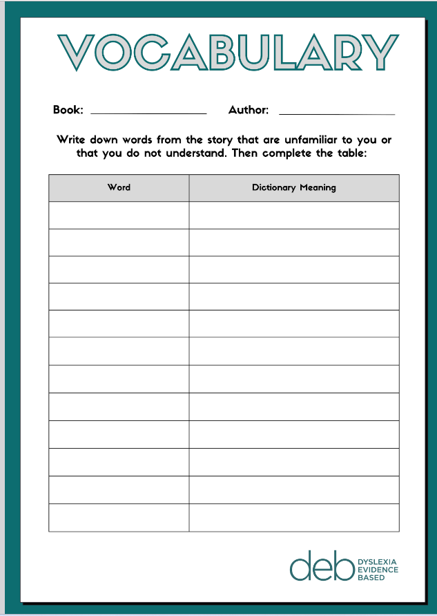 FREE DEB GAMES - Dyslexia Evidence Based